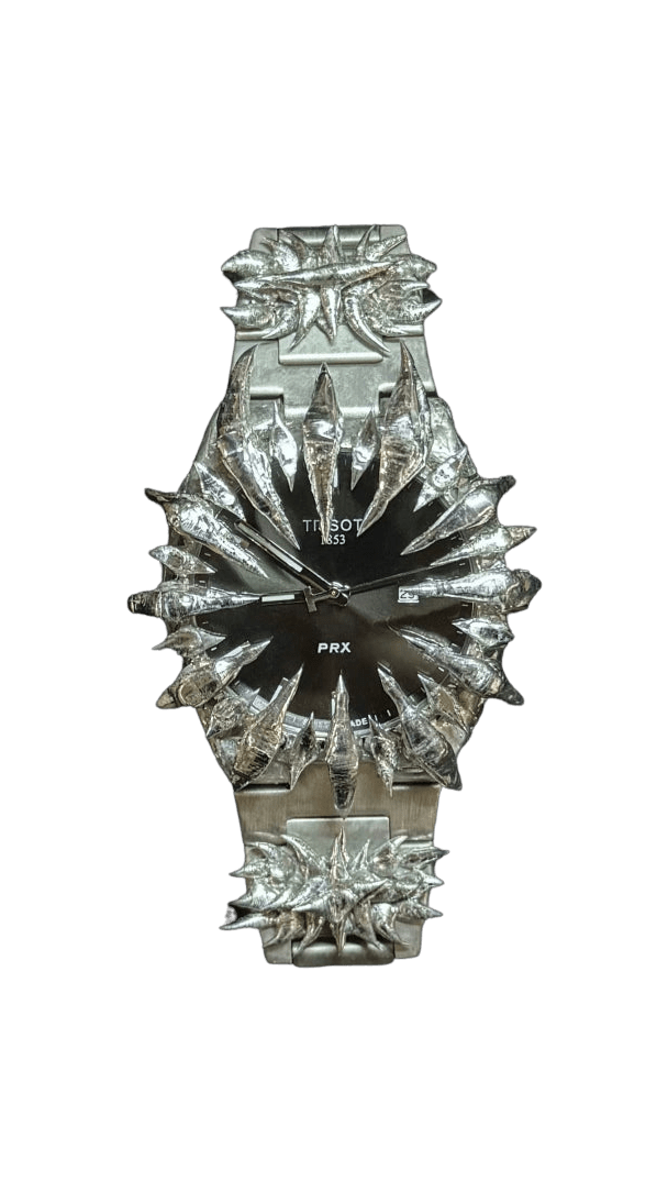 Handmade Mechanical Dragon Spikes Watch v2 - Dekayed